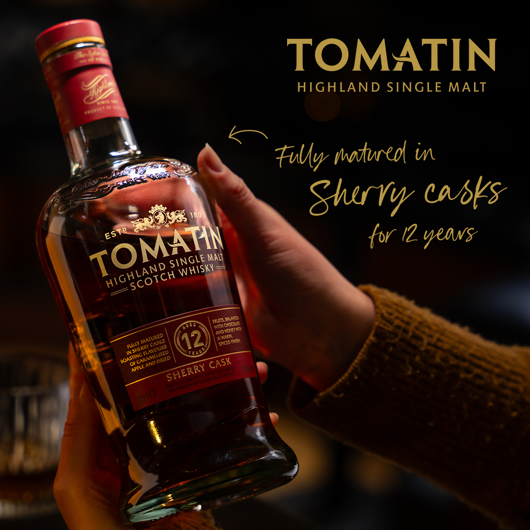 New: Tomatin 12 Year Old Sherry Cask - Tomatin Whisky
